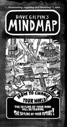 The Mind Map Foldable A2 Map von Dave Gilpin