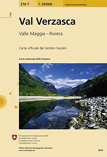 276T Val Verzasca: Valle Maggia - Riviera (Wanderkarten 1:50 000) de ...