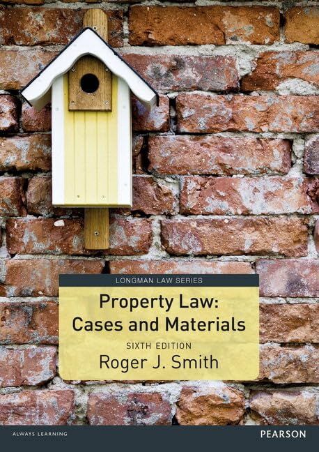 Property Law Cases and Materials von Roger Smith - Taschenbuch