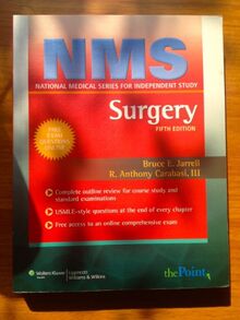 NMS SURGERY (NATIONAL Medical Series for Independent Study... | Livre ...