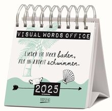 VISUAL WORDS OFFICE 2025: Aufstellbarer Typo-Art Post... | Livre | état ...