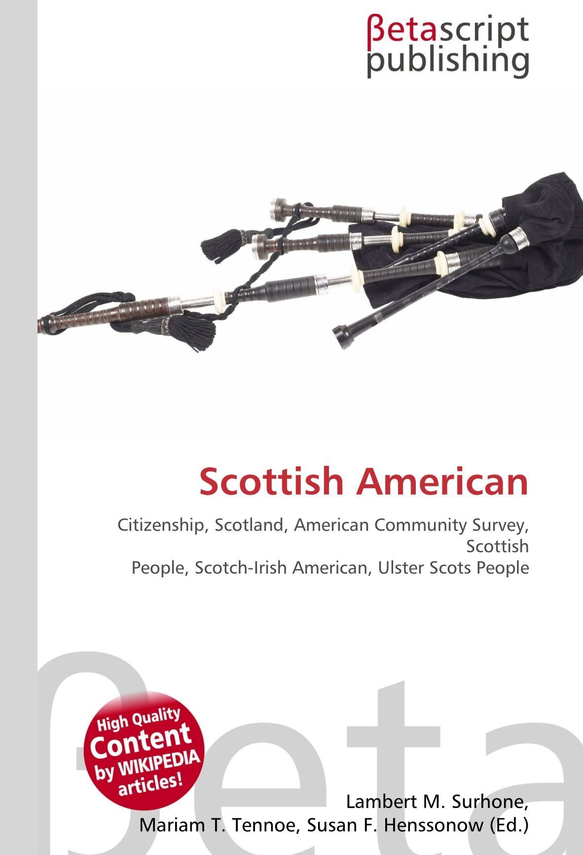 Scottish American von unbekannt - Taschenbuch