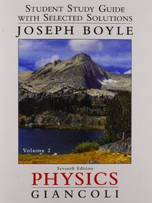 Student Study Guide and Selected Solutions Manual for Physics von ...