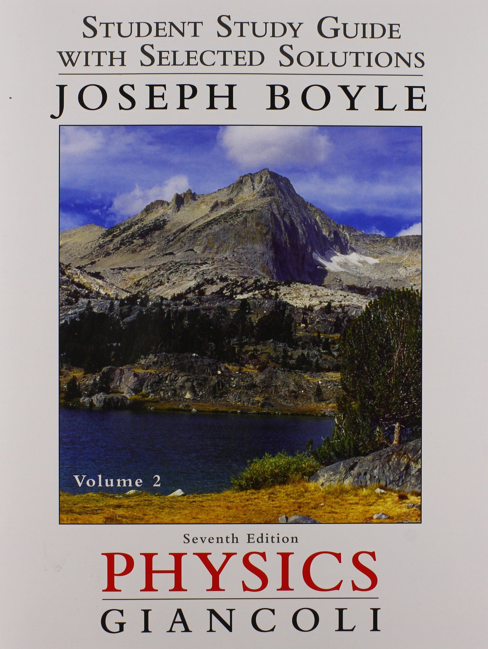 Student Study Guide and Selected Solutions Manual for Physics von ...