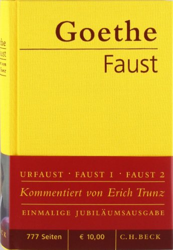 Faust: Der Tragödie erster und zweiter Teil. Urfaust von Goethe, Johann ...