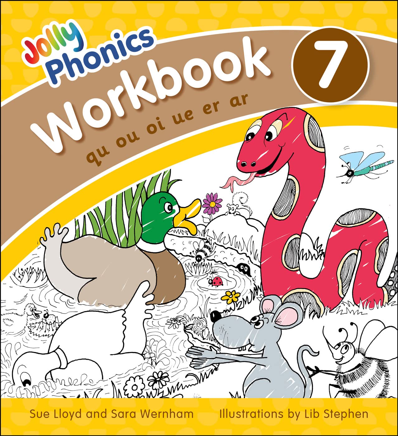 Jolly Phonics Workbook 7: in Precursive Letters (British English ...