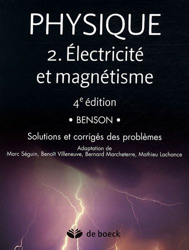Physique, Electricité et magnétisme : Tome 2 en 2 volumes de Mathieu Lachance