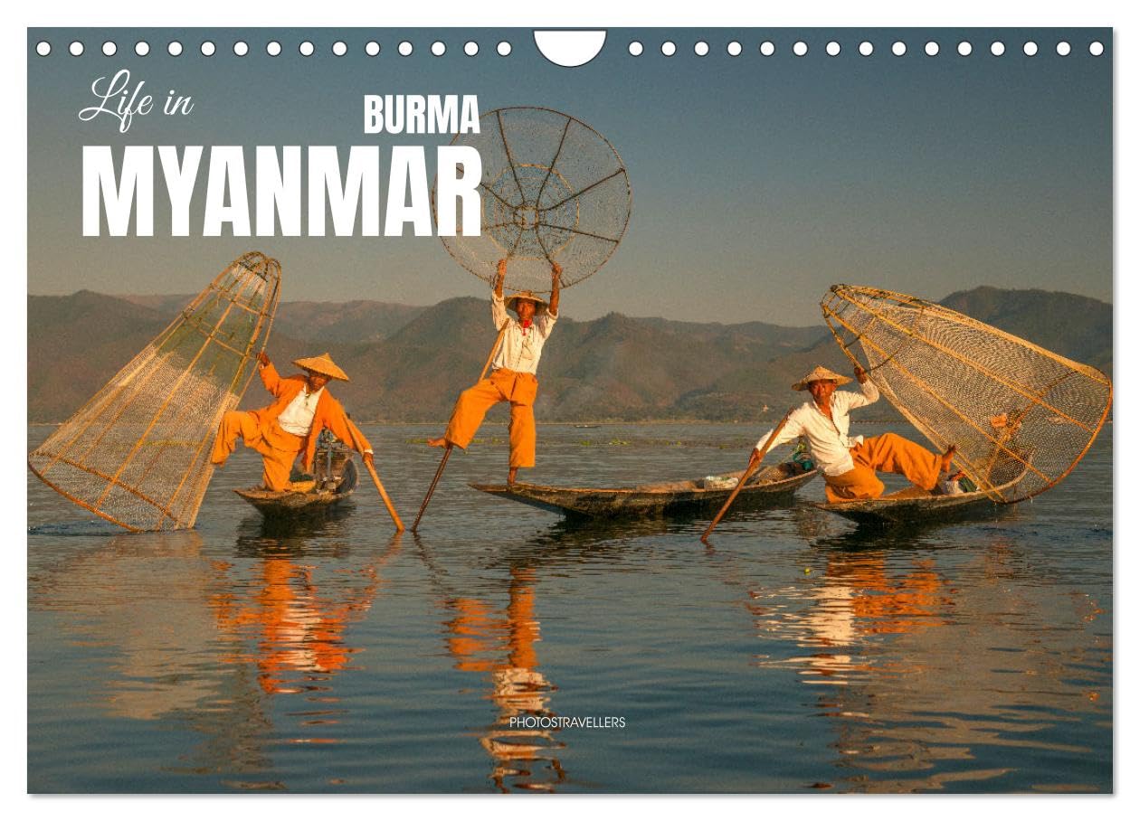 Life in Myanmar, Burma (Wall Calendar 2026 DIN A4 landscape), CALVENDO ...