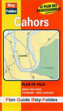 Plan de ville : Cahors (avec un index) von unbekannt