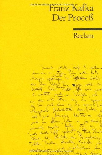Der Process von Franz Kafka - Taschenbuch