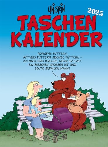 Uli Stein Taschenkalender 2025: Praktischer Terminplaner mit viel Platz zum Eintragen für ...