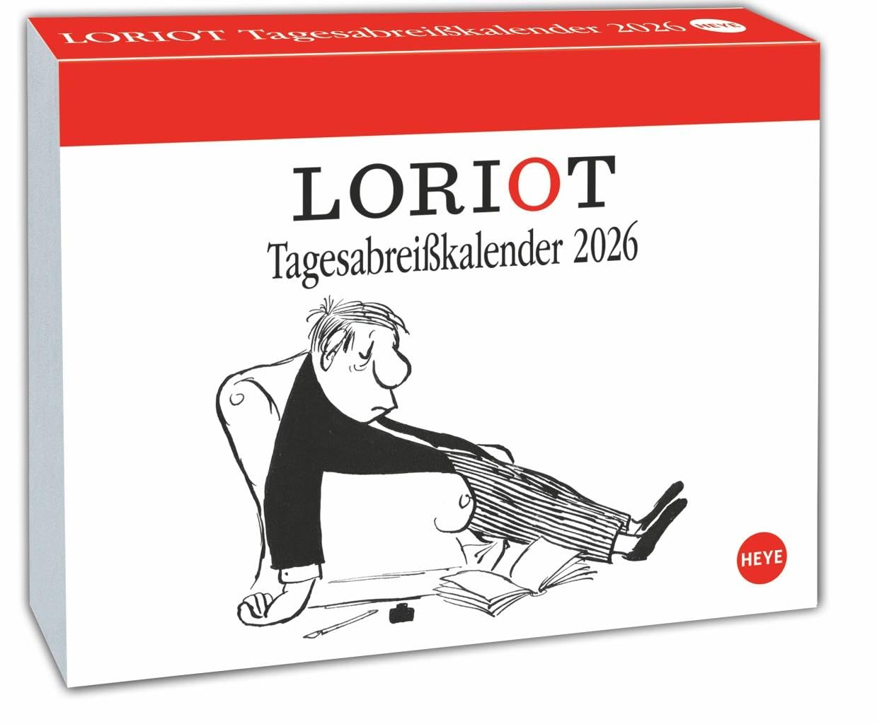 Loriot Tagesabreißkalender 2026: Kultiger Humor-Tischkalender ...