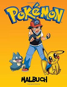 Pokemon Malbuch: Eine große Malbuch auf den Pokémon-Figuren. Es gibt ...