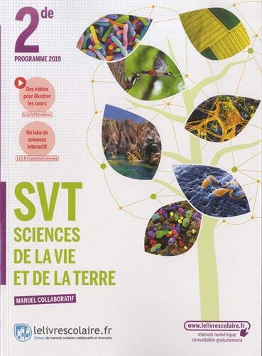 SVT, sciences de la vie et de la terre 2de : programme 2019 de ...