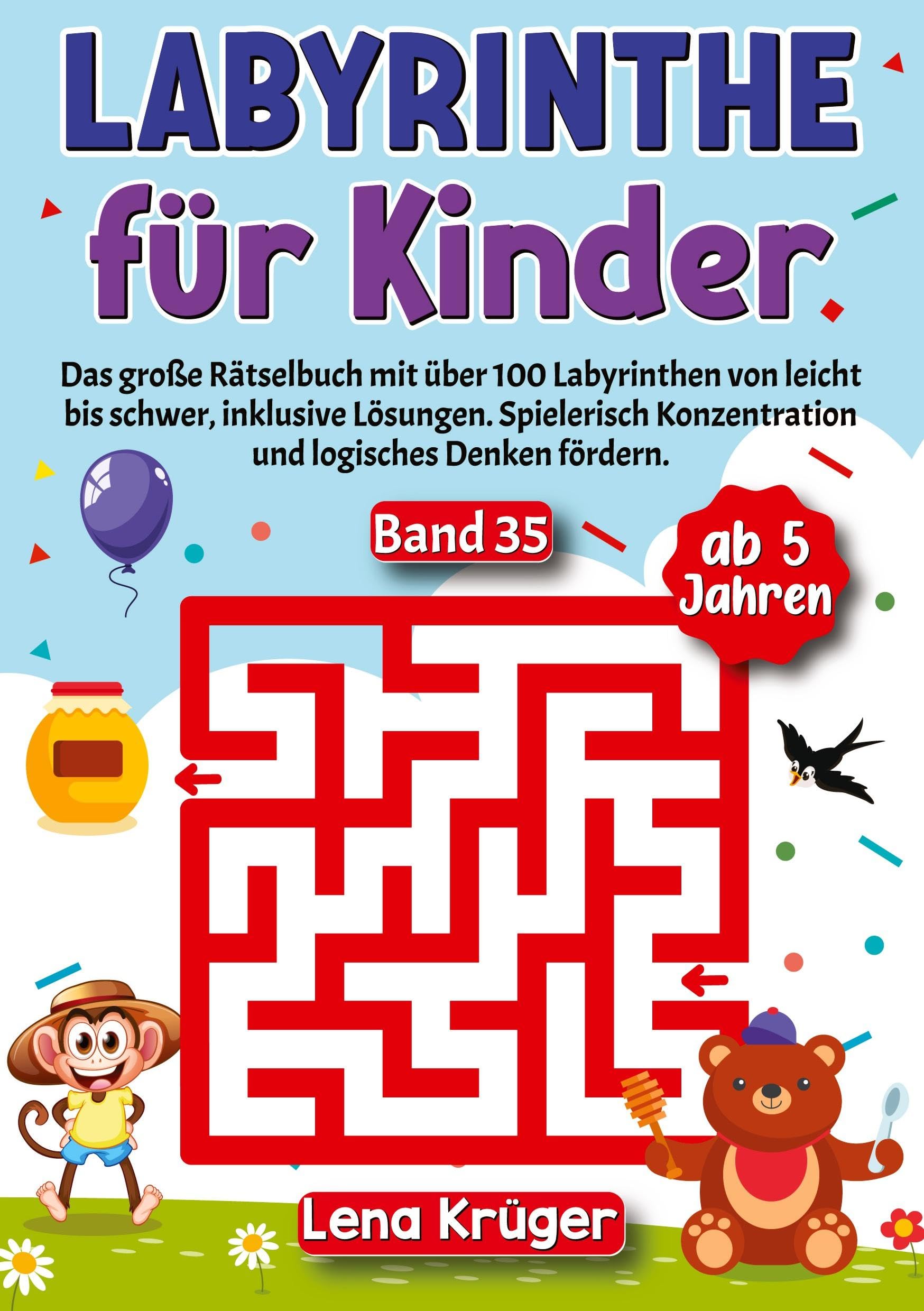 Labyrinthe für Kinder ab 5 Jahren - Band 35: Das große Rätselbuch mit ...