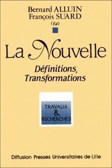 LA NOUVELLE: DEFINITIONS transformations de Alluin | Livre | état très ...