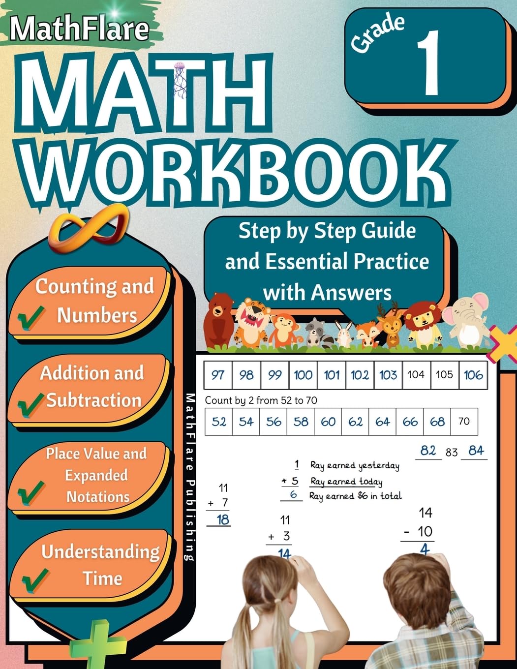 MathFlare - Math Workbook 1st Grade: Math Workbook Grade 1: Counting ...