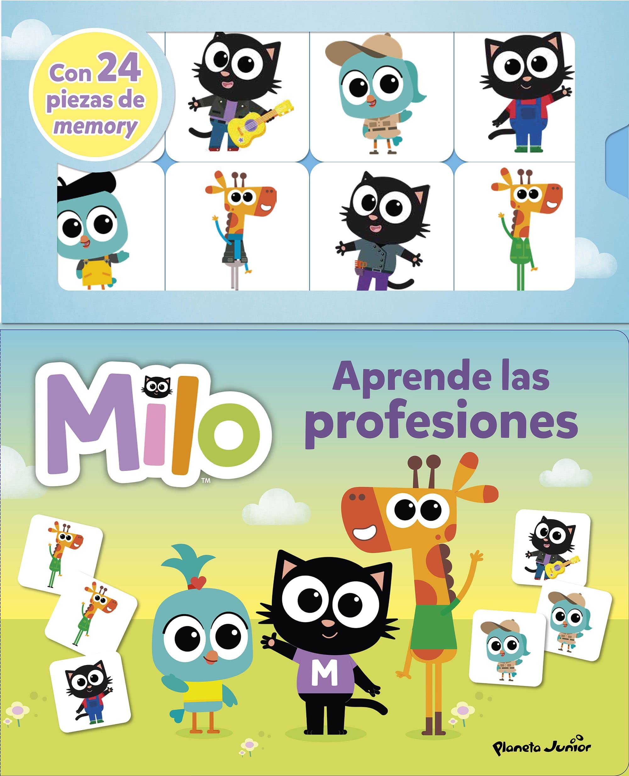 Milo. Aprende las profesiones: Libro con piezas de memory de non ...