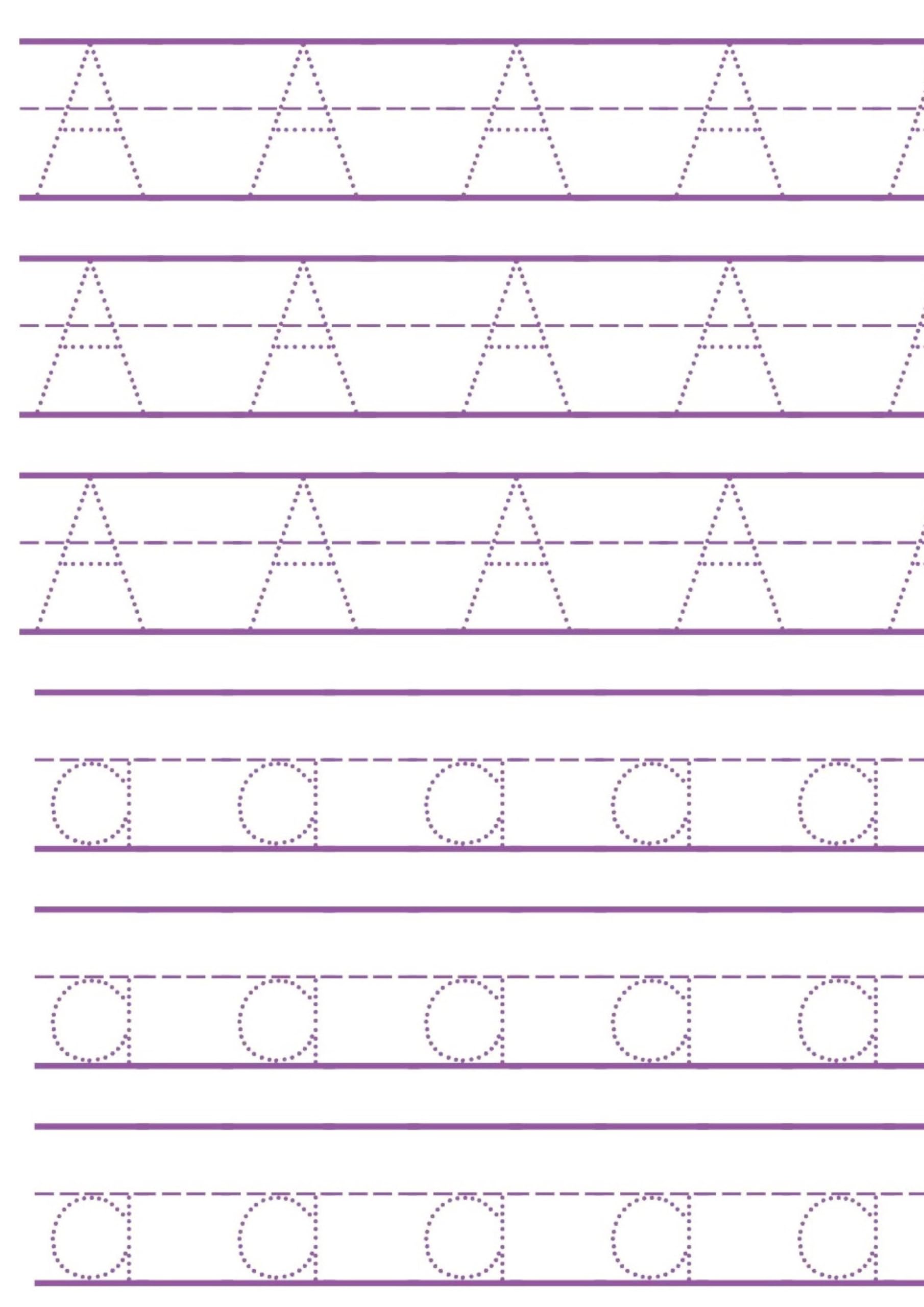 Caderno de exercícios para traçar letras ABC para crianças: aprendendo ...