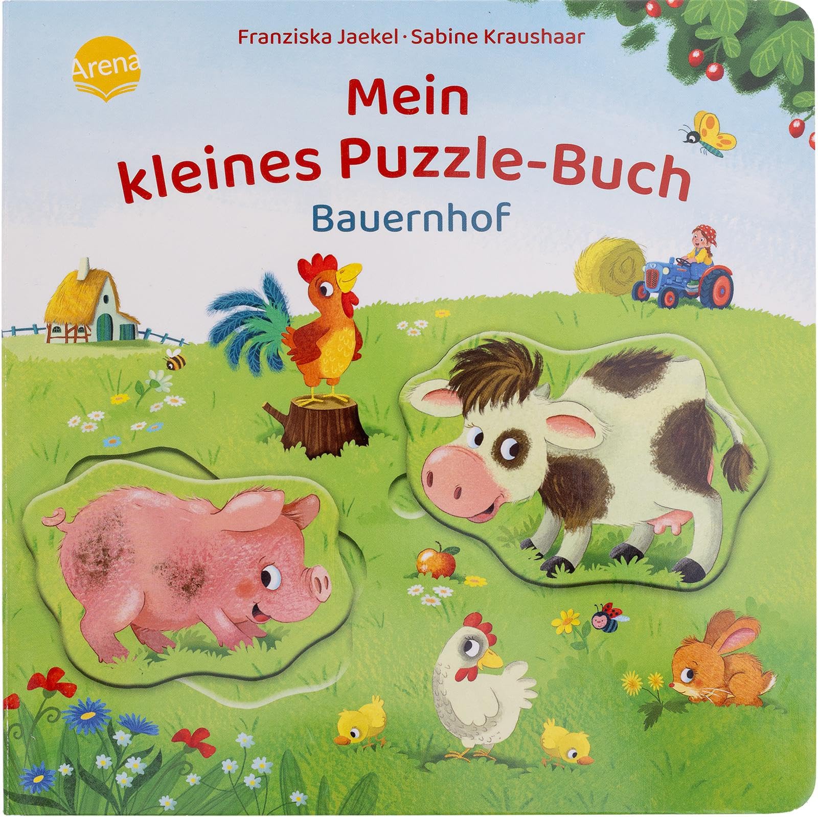 Mein kleines Puzzle-Buch. Bauernhof: Pappbilderbuch mit drei großen ...