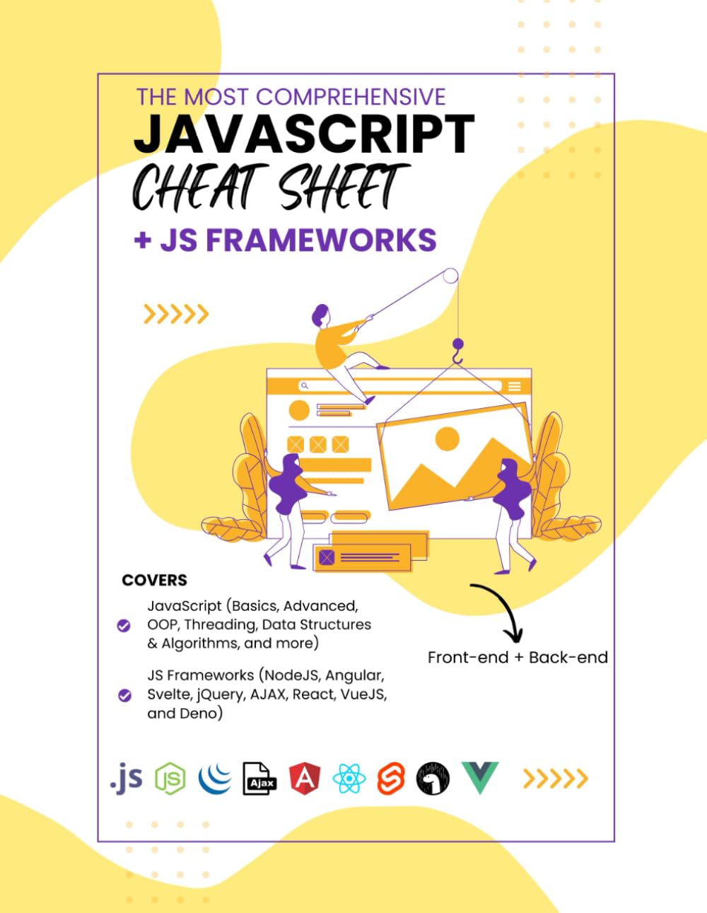 The Most Comprehensive Javascript Cheat Sheet + JS Frameworks Laminated ...