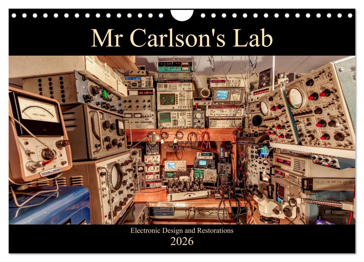 Mr Carlson's Lab Electronic Design and Restorations (Wall Calendar 2026 ...