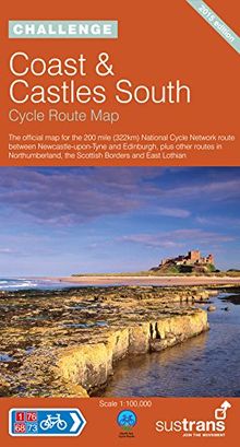 Coast and Castles South - Sustrans Cycle Routes Map: Sustrans Official ...