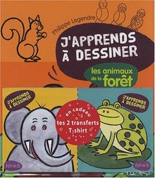 JAPPRENDS À DESSINER Les animaux de la foret + 2 t... | Livre | état ...