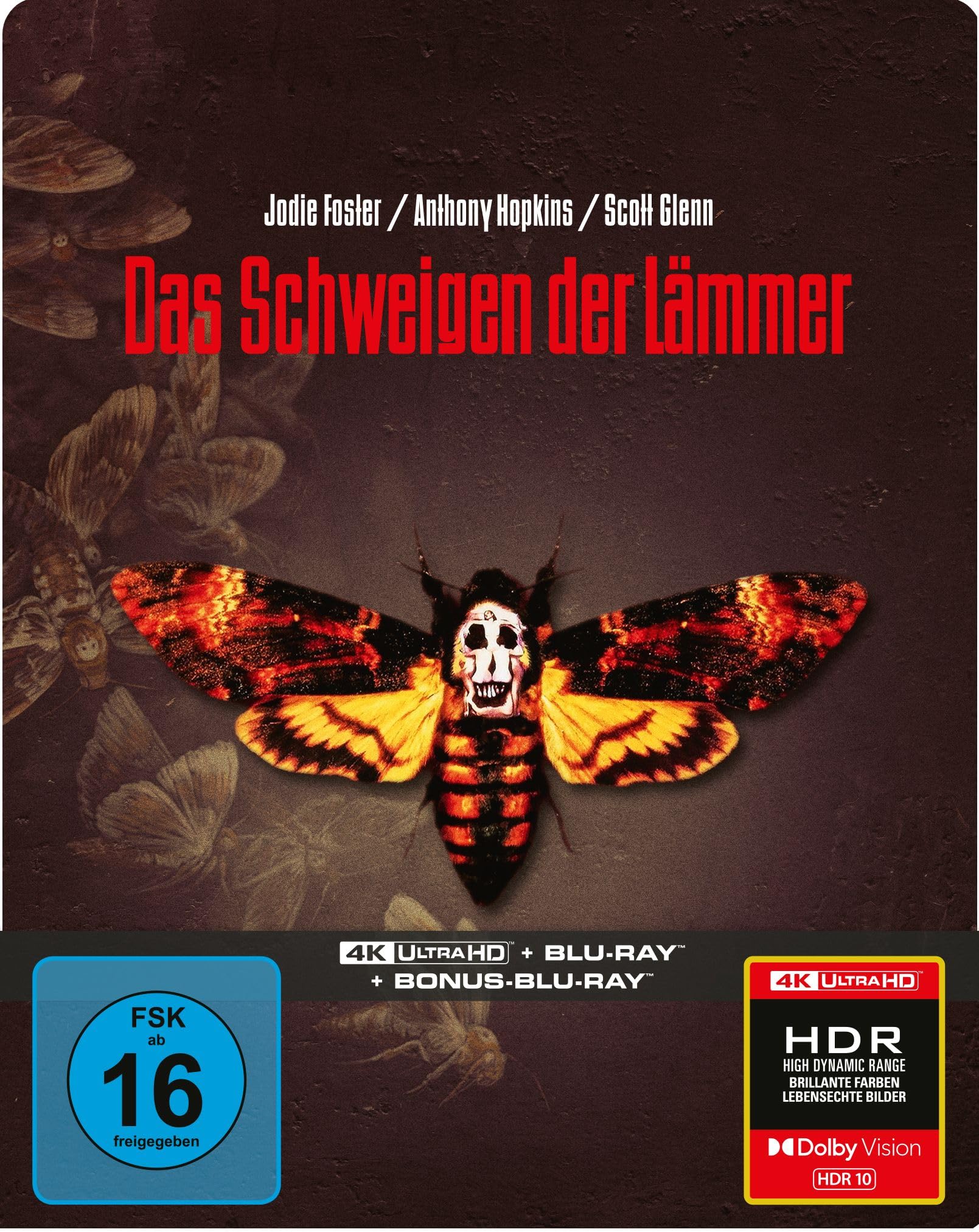 Das Schweigen der Lämmer - Limitiertes SteelBook (4K Ultra HD+Blu-ray ...