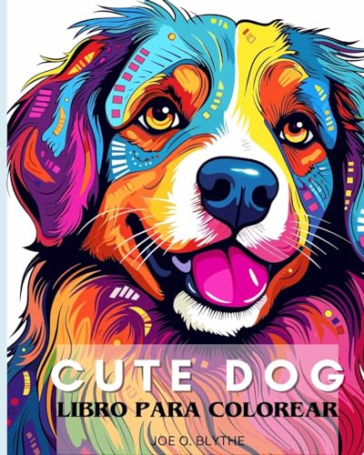 CUTE DOG - Libro para colorear para niños: 50 adorables dibujos ...