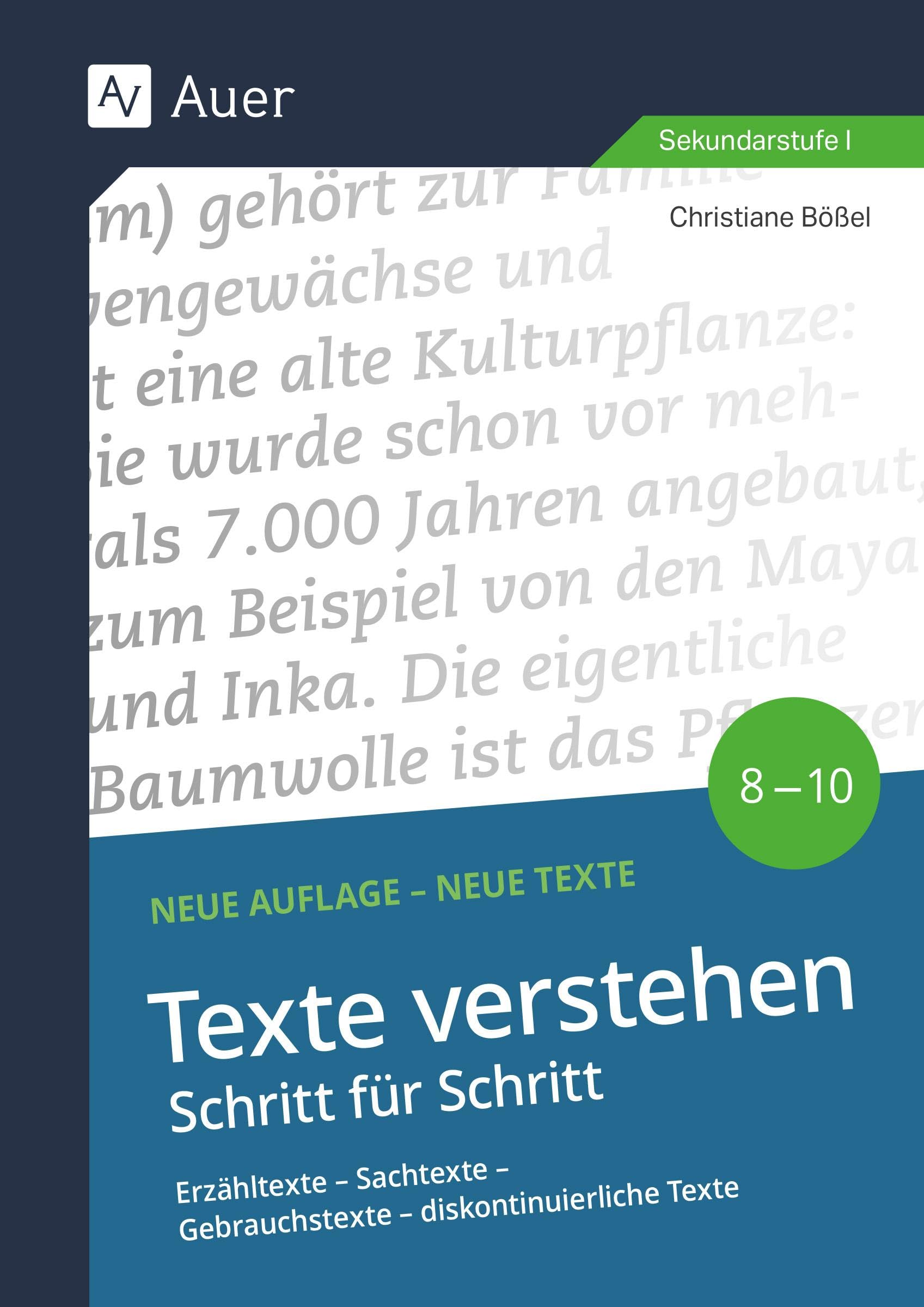 Texte verstehen - Schritt für Schritt Klasse 8-10: Erzähltexte ...