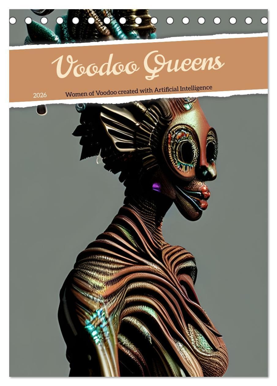 Voodoo Queens (Desk Calendar 2026 DIN A5 portrait), CALVENDO 12 Month ...