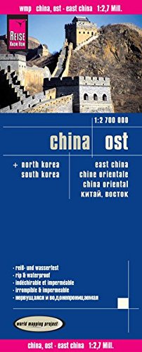 Reise Know-How Landkarte China, Ost (1:2.700.000): world mapping ...