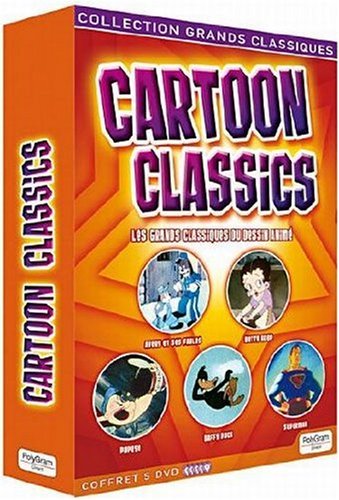 Coffret 5 DVD : Cartoon Mania Les Grands Classiques du Dessins anime de ...