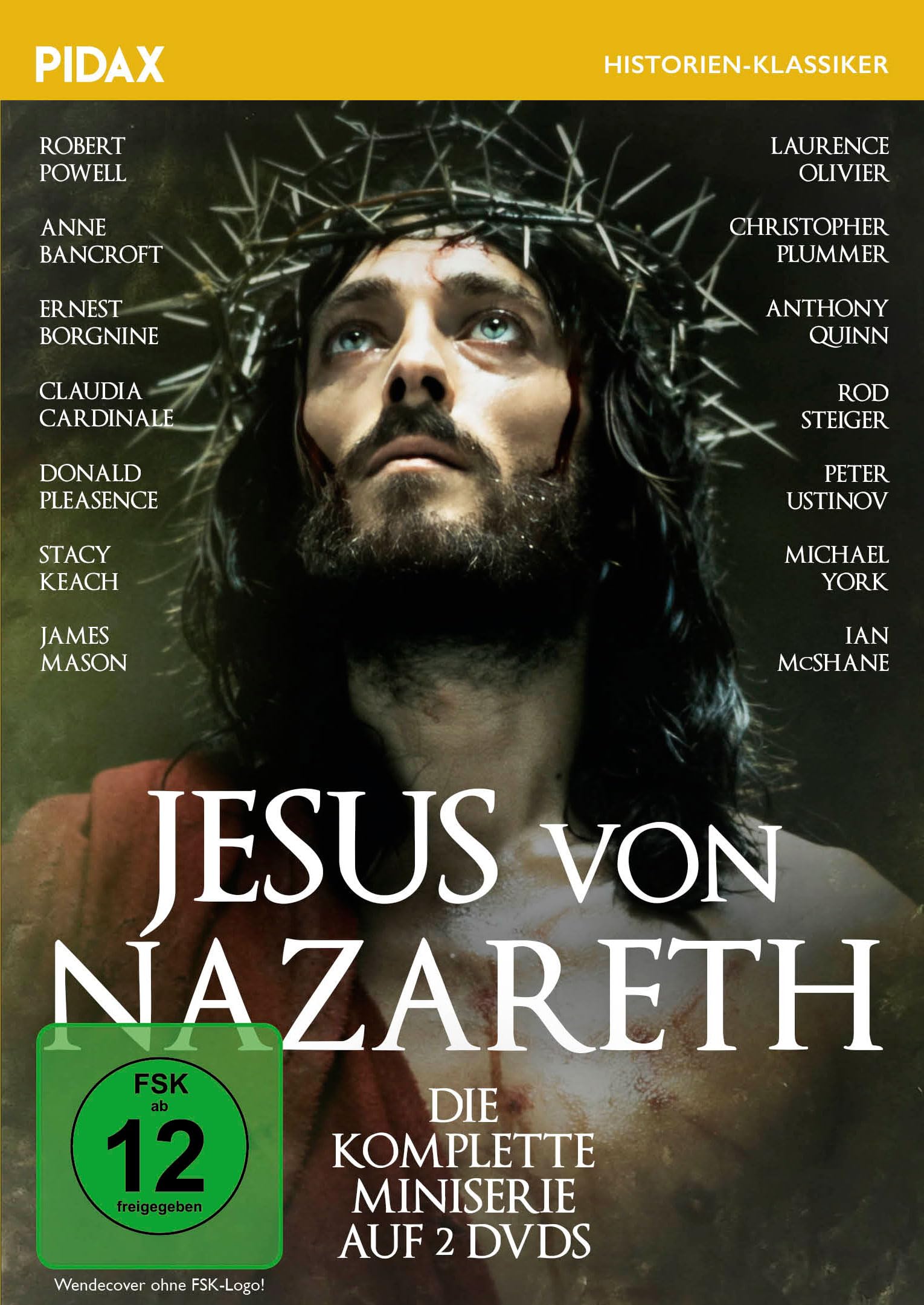 Jesus von Nazareth - Die Miniserie / Die komplette 4-teilige Miniserie mit Starbesetzung (Pidax ...