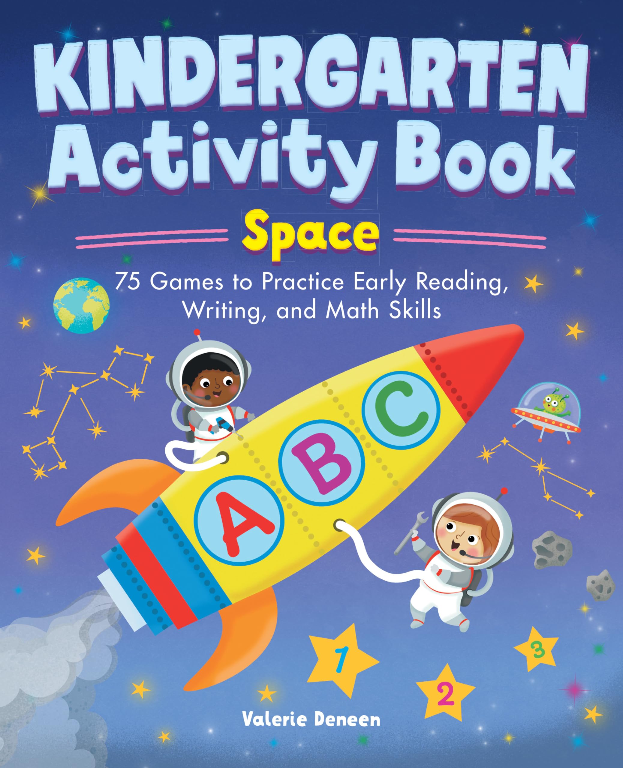Kindergarten Activity Book: Space: 75 Games to Practice Early Reading ...