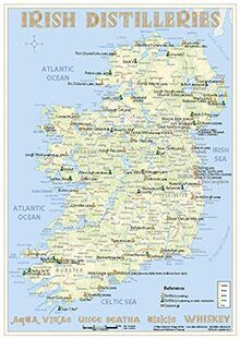 Whisky Distilleries Ireland - Tasting Map: The Whisky Landscape in ...