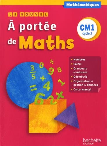 Le nouvel A portée de maths CM1, cycle 3 de Janine Lucas - Poche