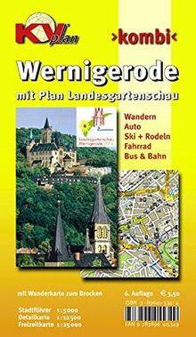 Wernigerode: Stadtplan 1:5000, Ortspläne 1:12500, Freizeitkarte 1:25000 ...