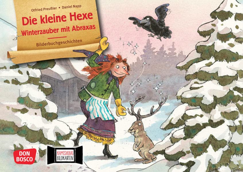 Die kleine Hexe - Winterzauber mit Abraxas. Kamishibai Bildkartenset ...