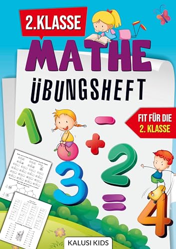 2. Klasse Mathe Übungsheft: Mathe lernen mit Spaß! Mathematik ...