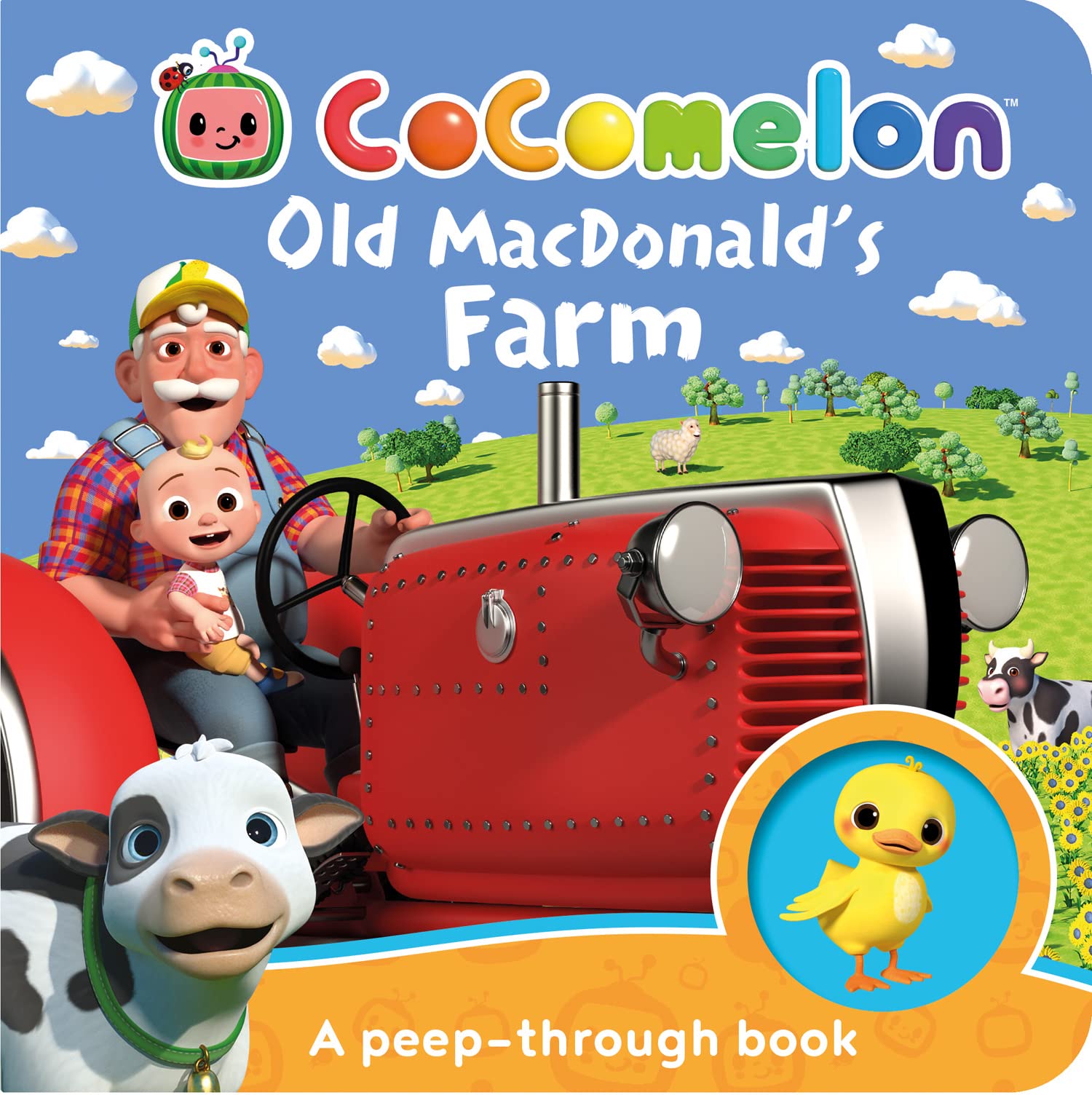 Cocomelon: Old MacDonald’s Farm: A peep-through book: Learn fun animal ...