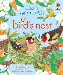 Peep Inside a Bird's Nest von Anna Milbourne - Gebundene Ausgabe