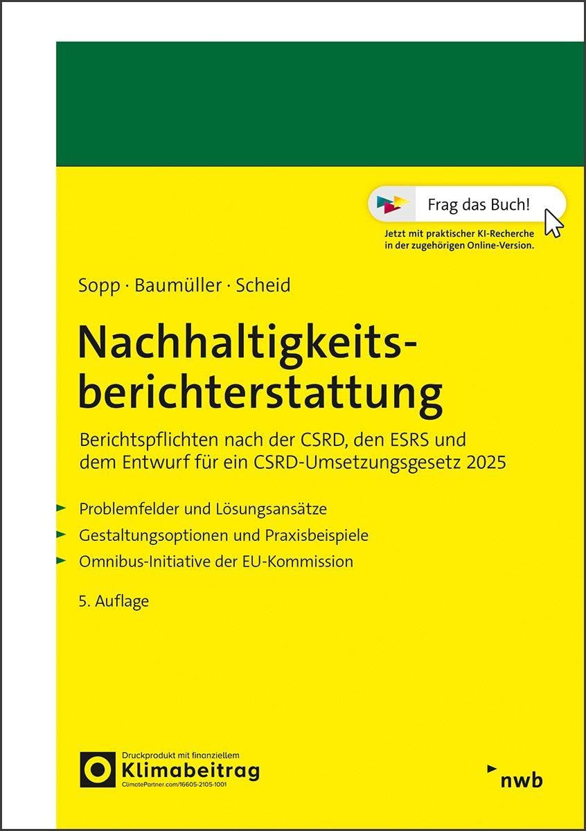Nachhaltigkeitsberichterstattung: Berichtspflichten nach der CSRD, den ...