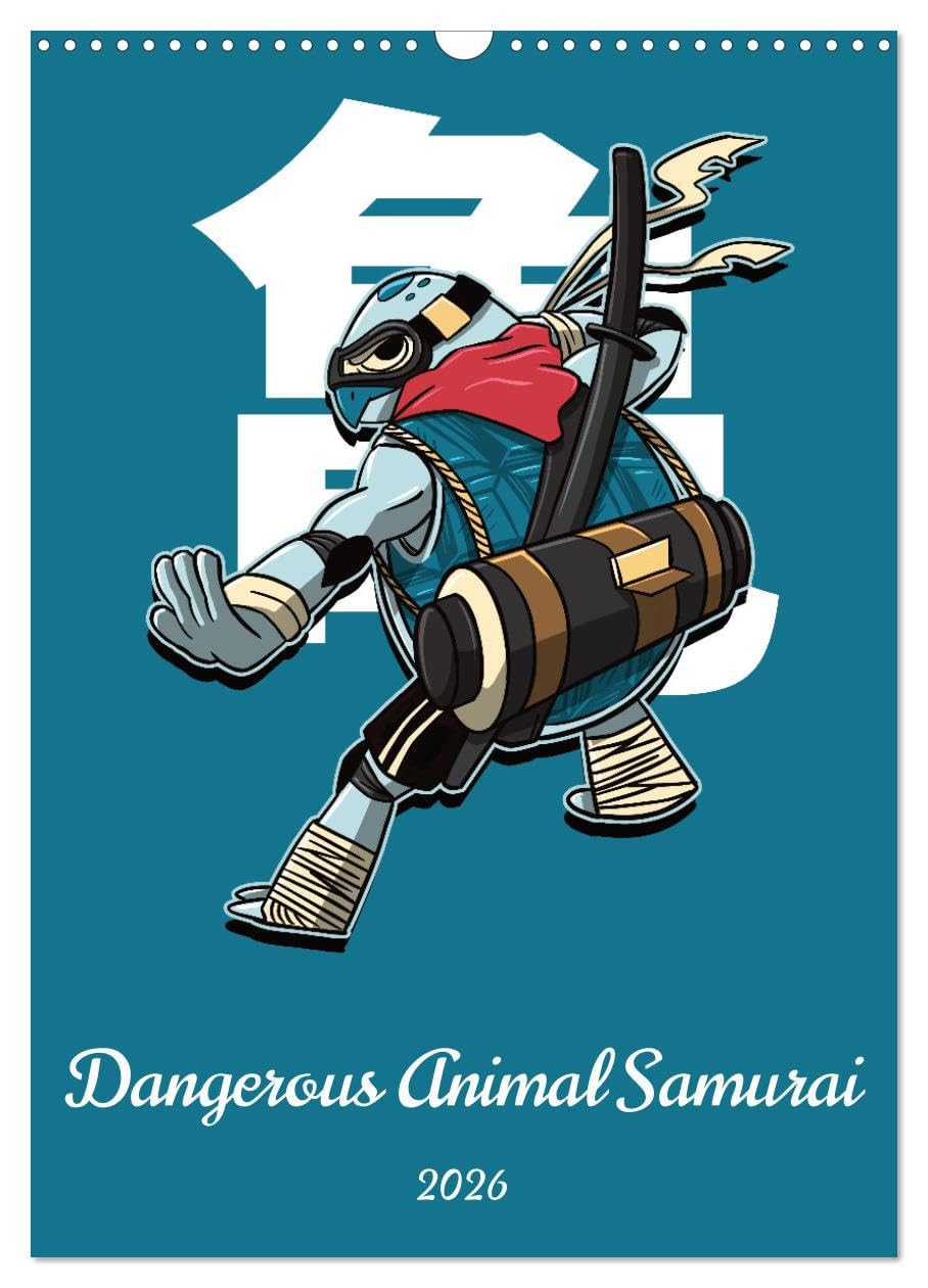 Dangerous Animal Samurai (Wall Calendar 2026 DIN A3 portrait), CALVENDO ...