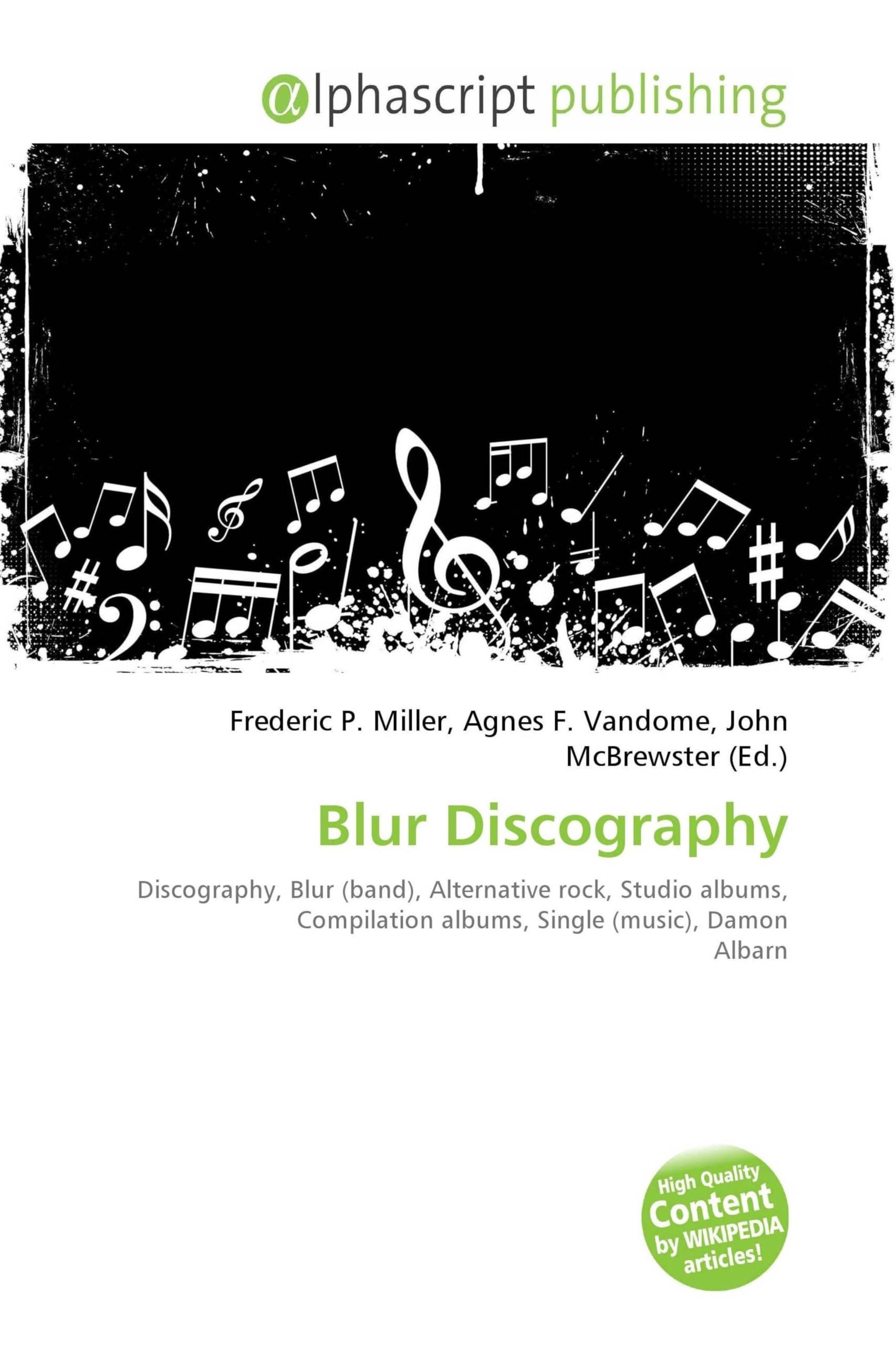 Blur Discography de non renseigné - Livre broché