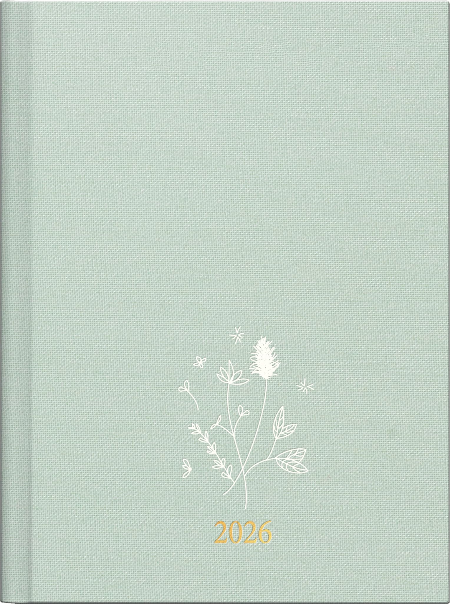 rido/idé Taschenkalender Premium Young Line Mini 2026 „Wild Flowers“ | A6, Textil von unbekannt ...