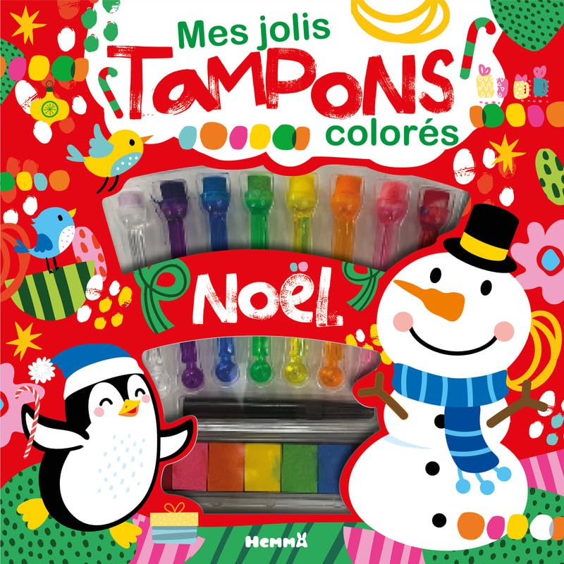 Mes jolis tampons colorés : Noël (Pingouin et Bonhomme de neige) de non ...