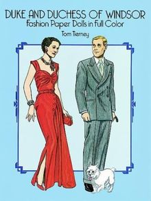 DUKE AND DUCHESS of Windsor Fashion Paper Dolls in Fu... | Livre | état ...