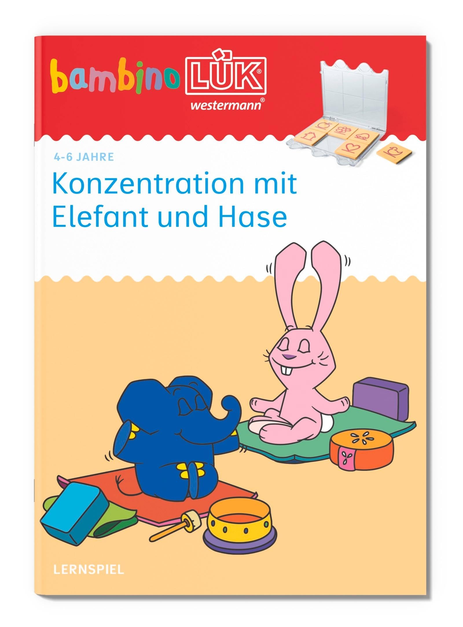 bambinoLÜK: Kindergarten/Vorschule Konzentration mit Elefant und Hase (bambinoLÜK-Übungshefte ...